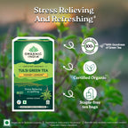 relaxing Tulsi green tea bags