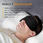 relaxing weighted mask for better sleep