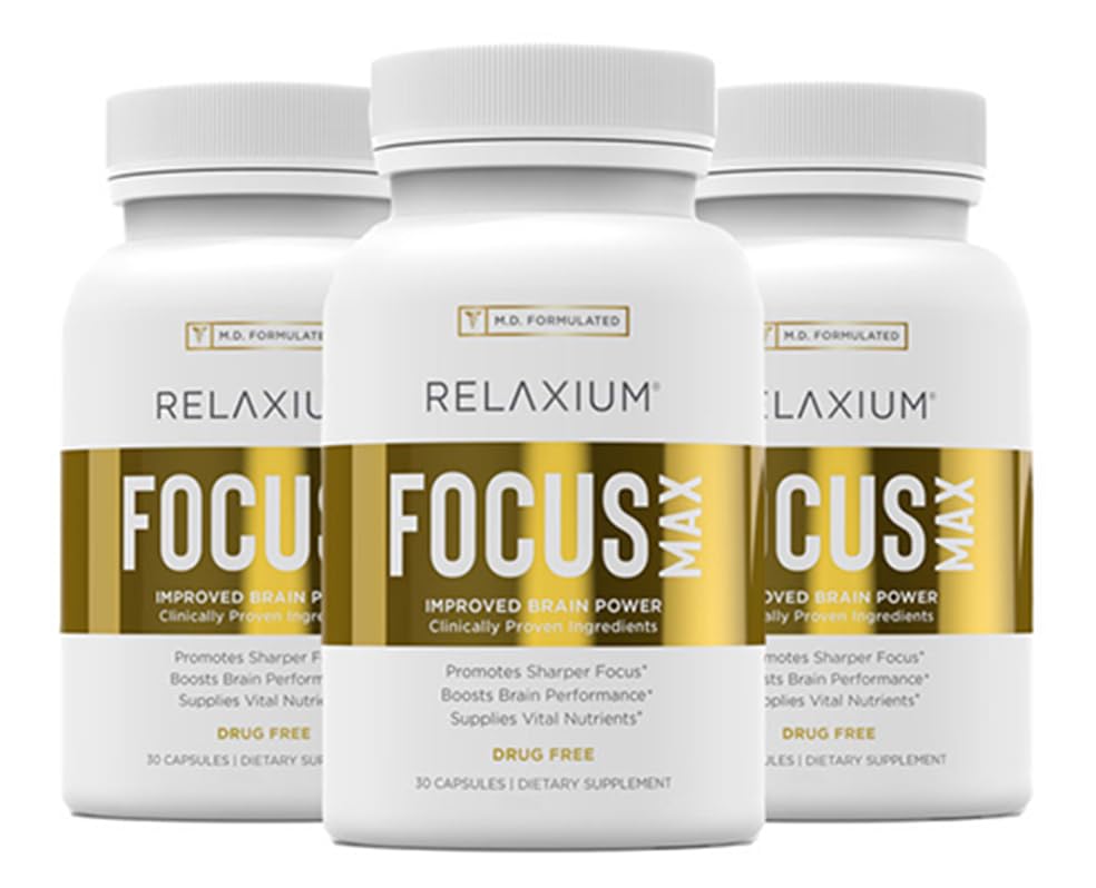 Relaxium FocusMax brain health supplement