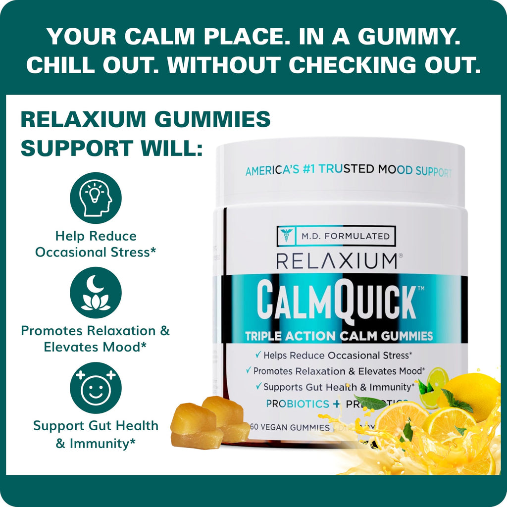 Relaxium gummies for enhanced relaxation