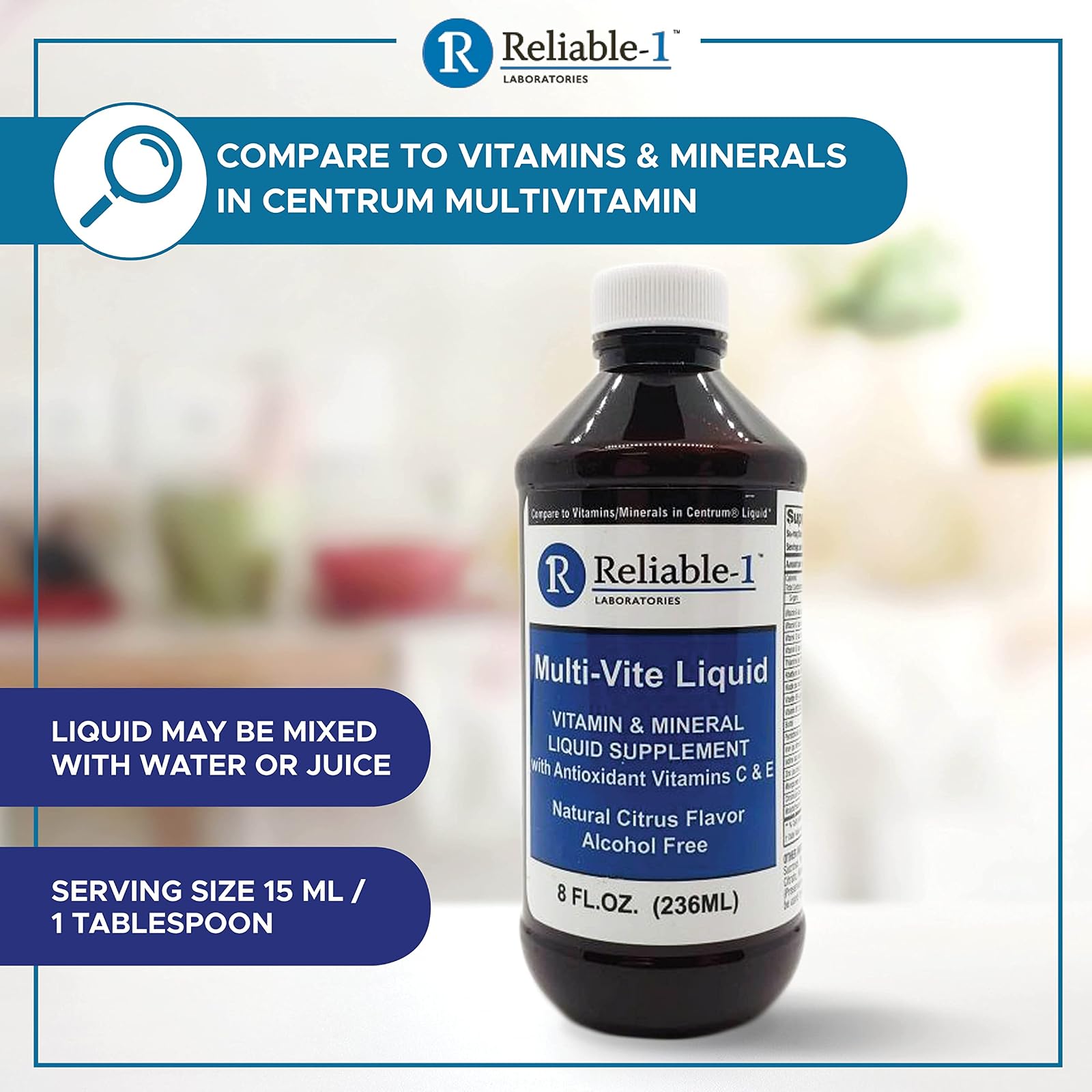 Reliable-1 Laboratories liquid multivitamin benefits