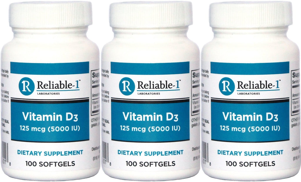 Reliable 1 Vitamin D3 softgels