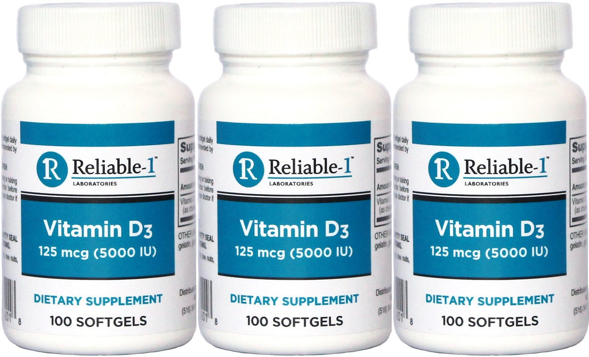 Reliable 1 Vitamin D3 softgels