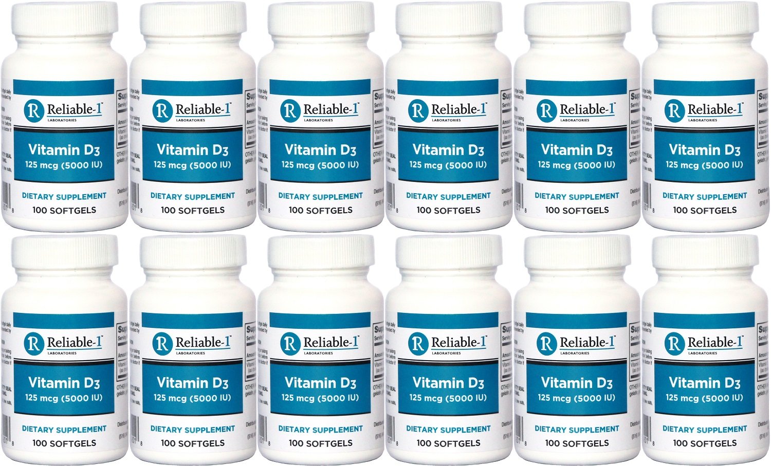 Reliable-1 Vitamin D3 softgels