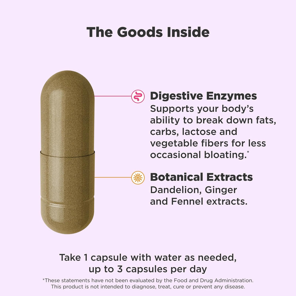 relieve bloating with digestive enzymes
