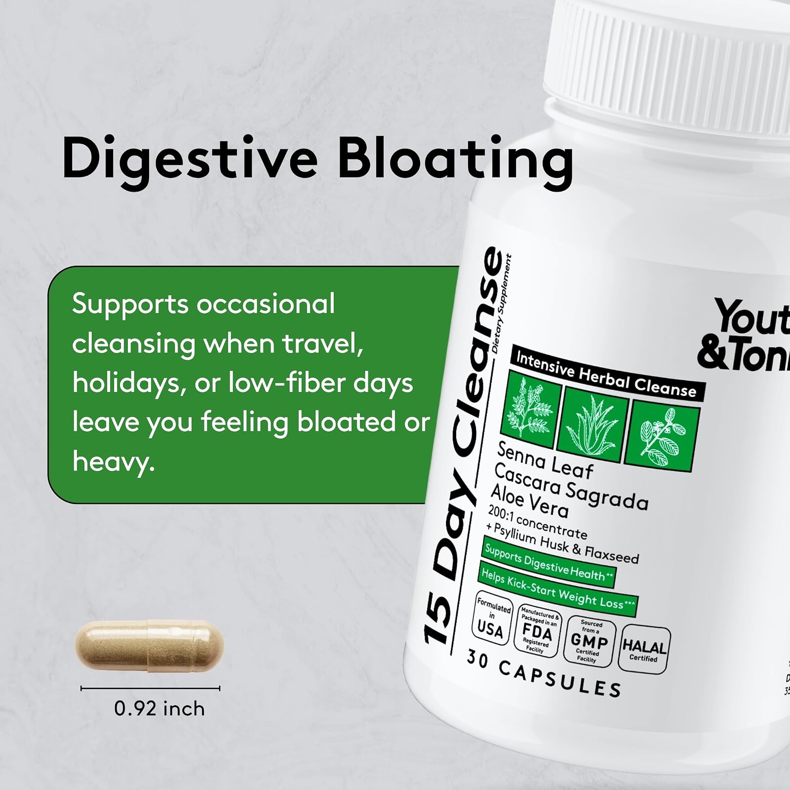 relieve bloating with herbal formula