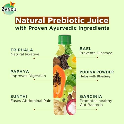 Relieve bloating with herbal juice