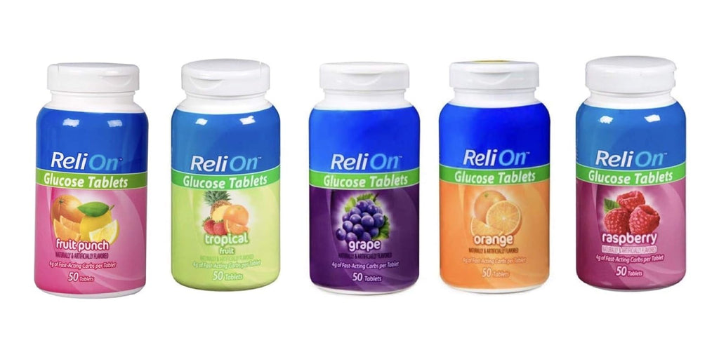 ReliOn glucose tablets for energy