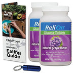 ReliOn glucose tablets grape flavour