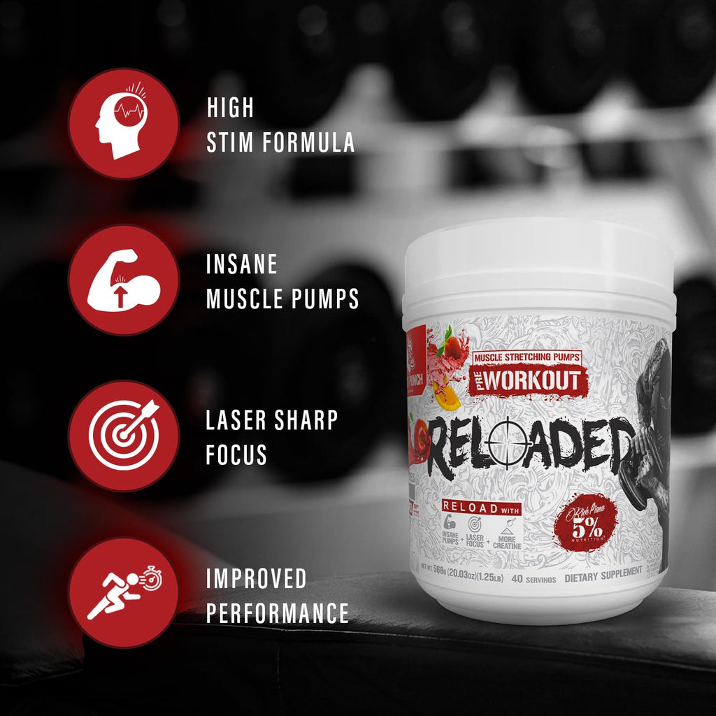 Reloaded pre-workout for intense workouts