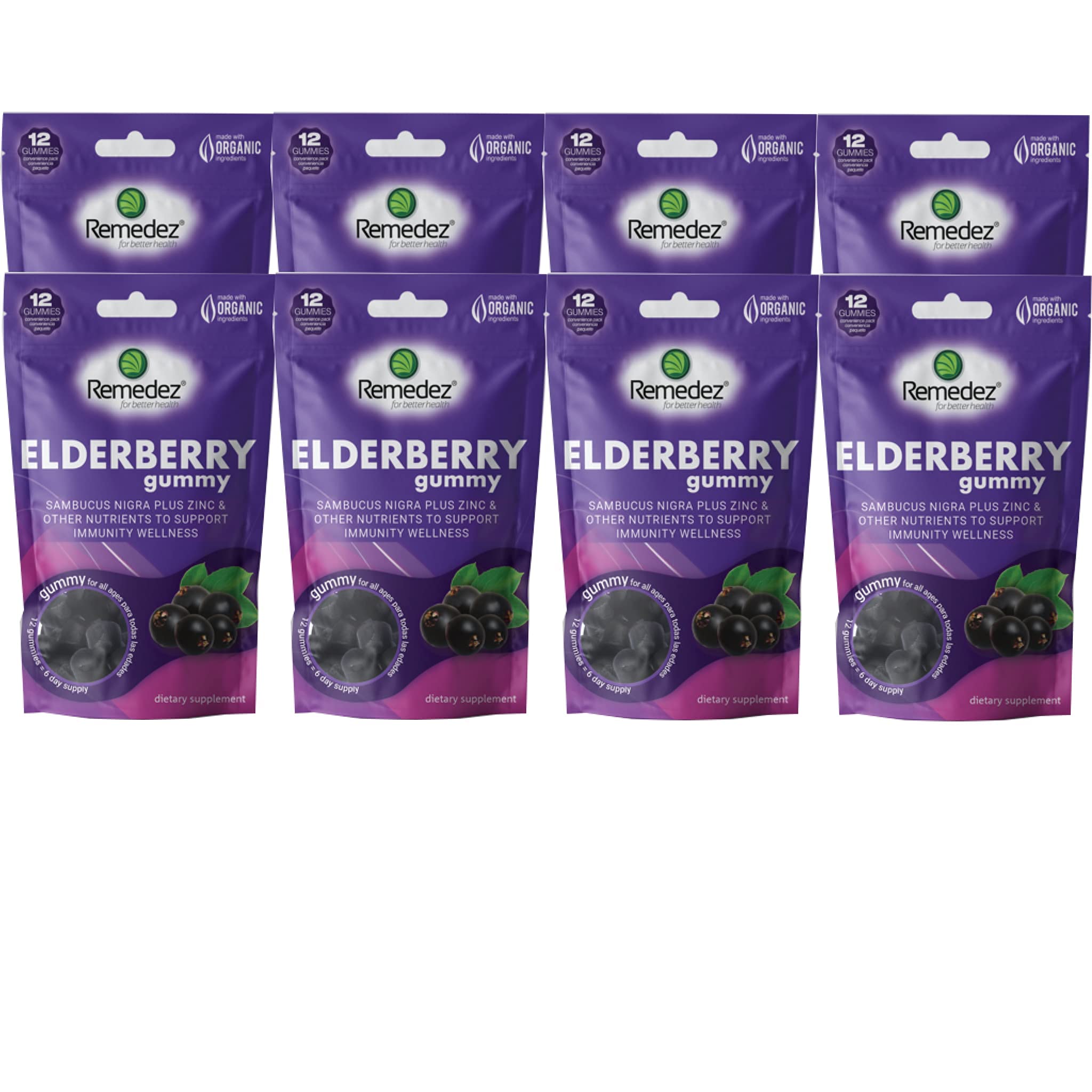Remedez elderberry gummies for immune health