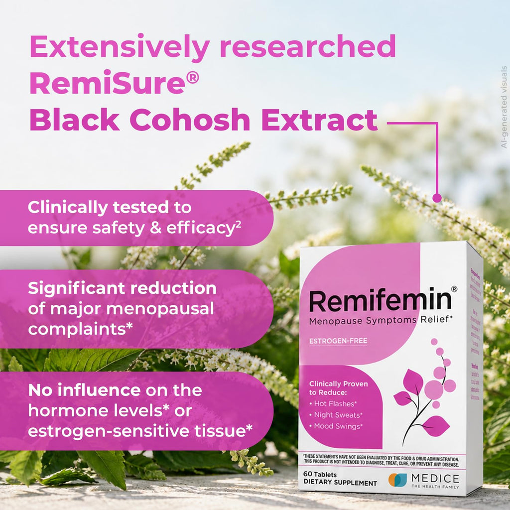 Remifemin Black Cohosh for hot flash relief