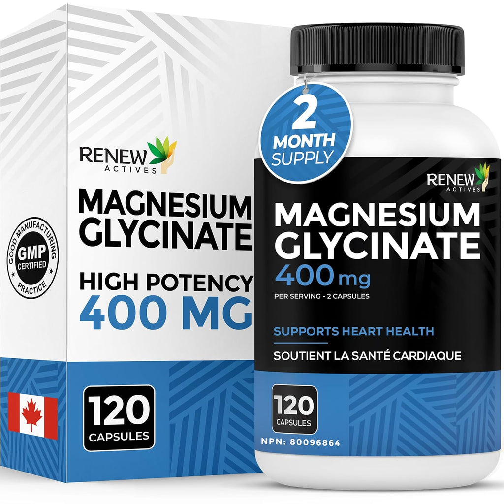 RENEW ACTIVES magnesium glycinate capsules