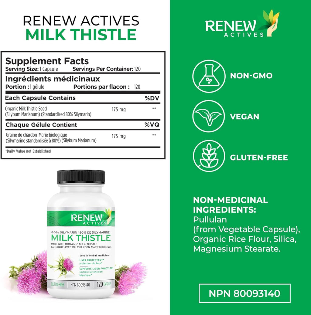 renew actives milk thistle benefits