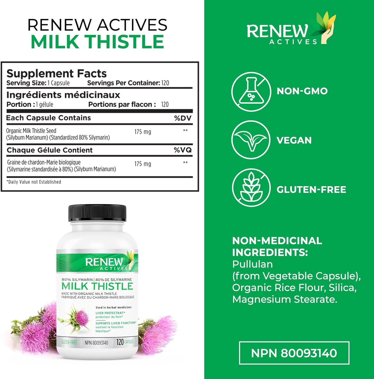 renew actives milk thistle benefits