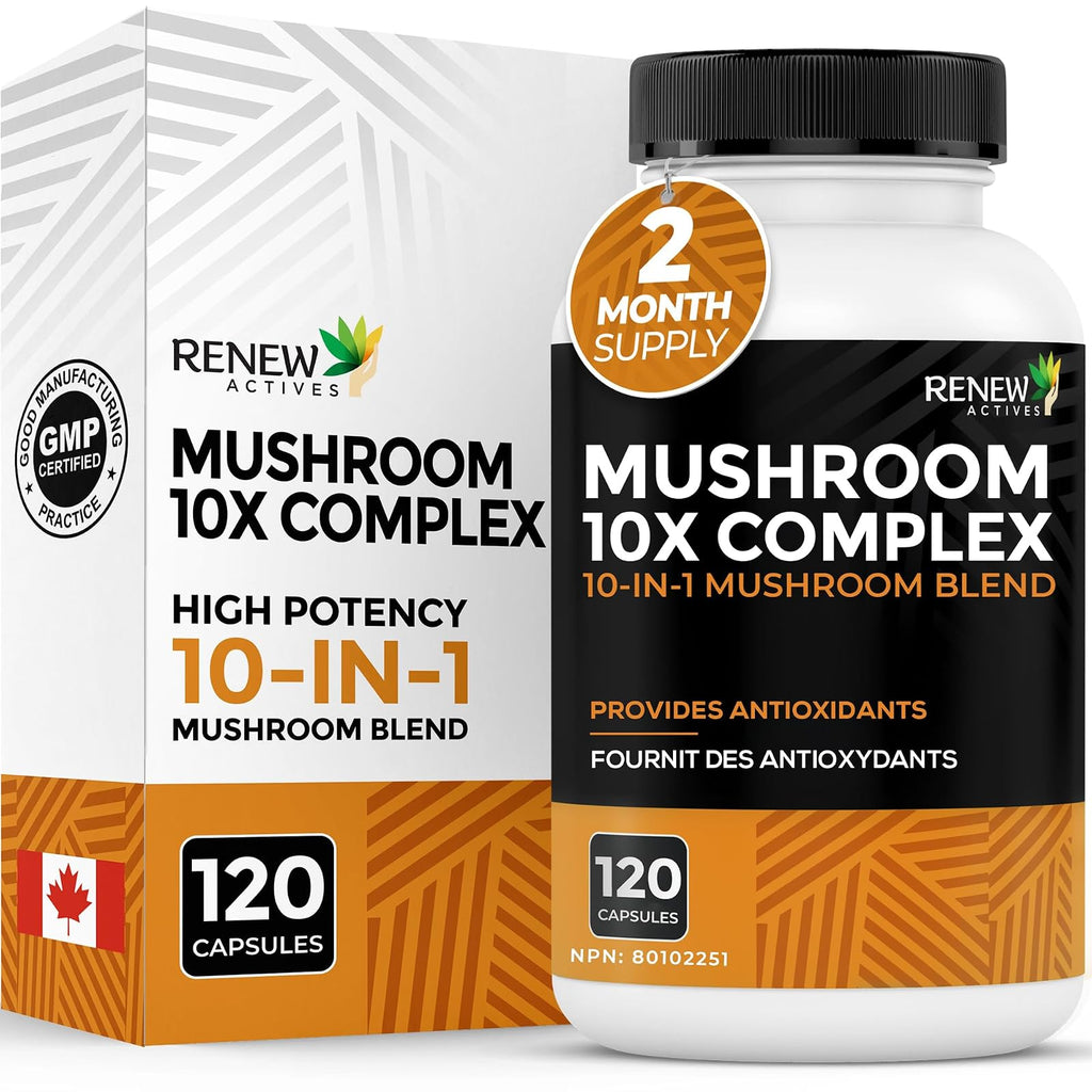 RENEW ACTIVES mushroom blends for immunity