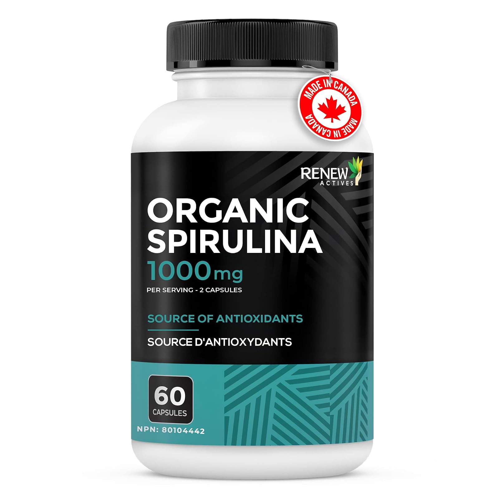 Renew Actives organic spirulina for vitality
