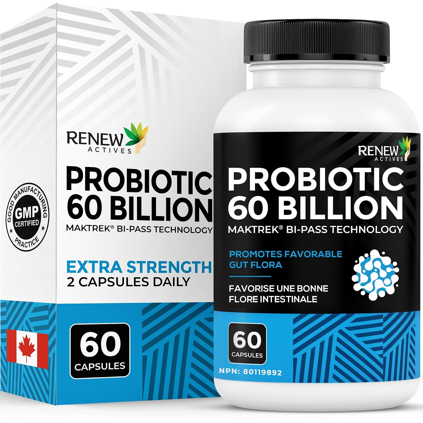 Renew Actives probiotic supplement capsules