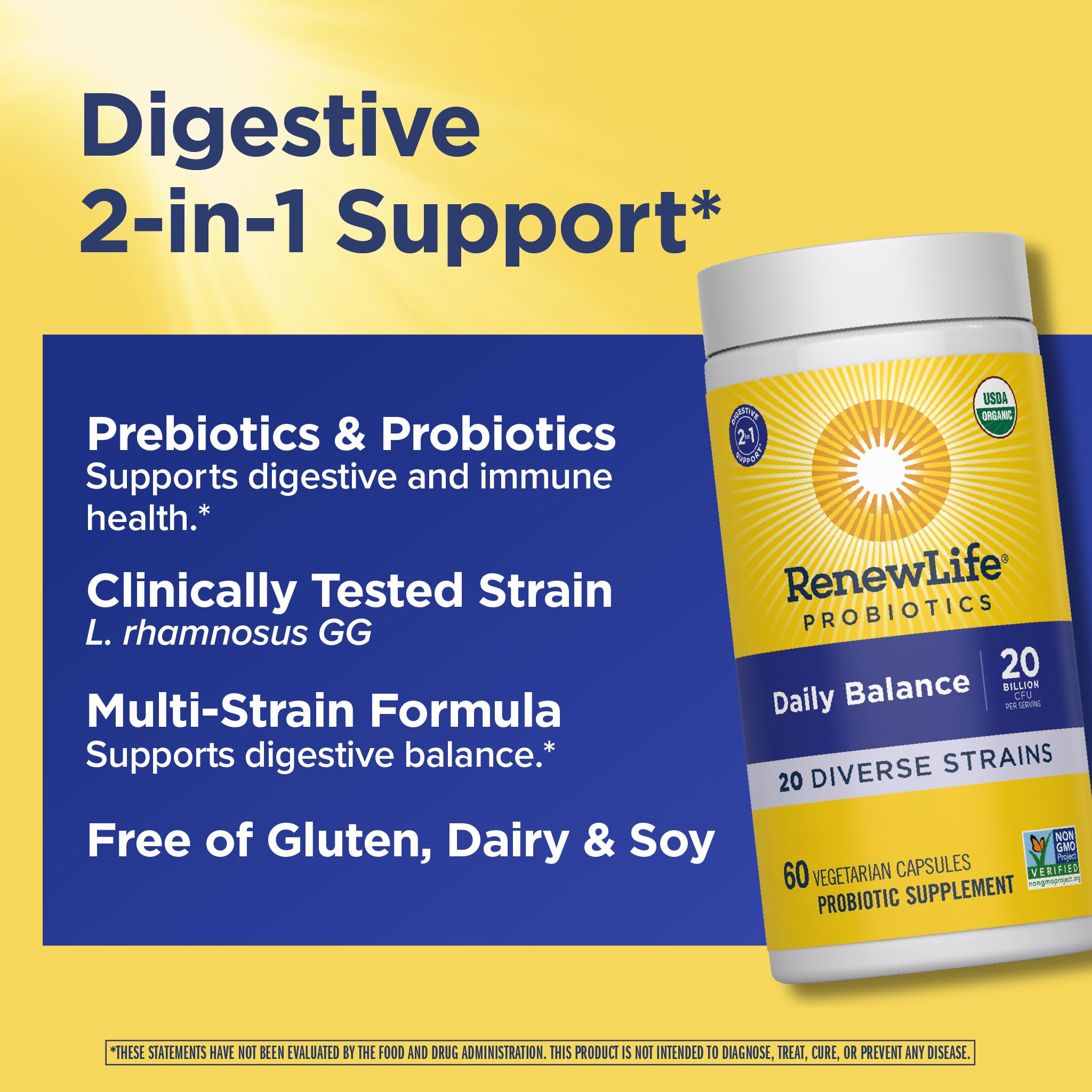 Renew Life capsules for digestive comfort