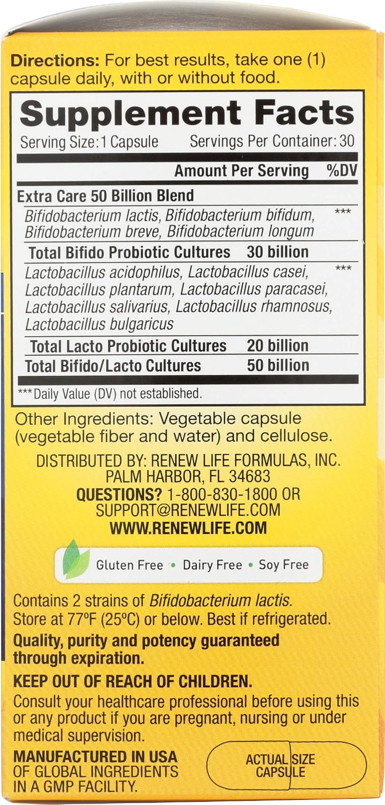 Renew Life capsules for optimal digestion