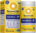 Renew Life Daily Balance Probiotic capsules