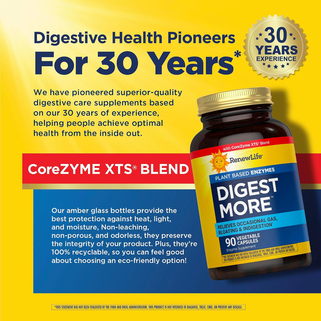 Renew Life digestive enzymes for everyday wellness