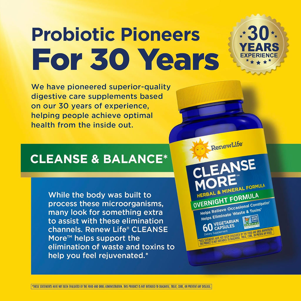 Renew Life herbal cleanse benefits