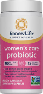 Renew Life probiotics for balanced gut flora