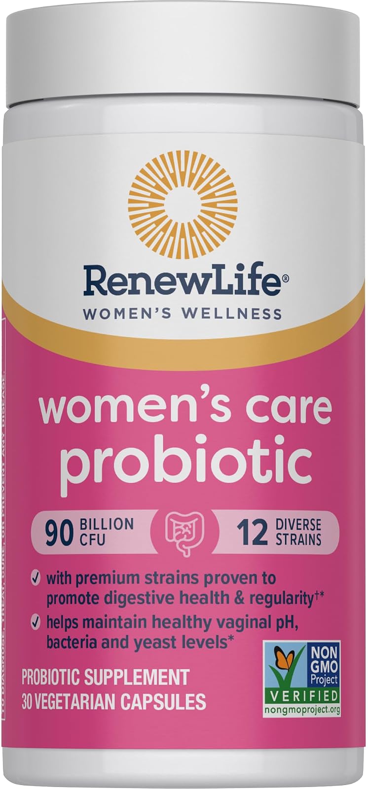 Renew Life probiotics for balanced gut flora