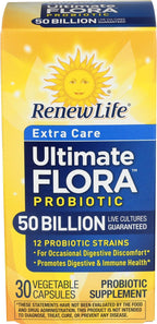 Renew Life probiotics for digestive health
