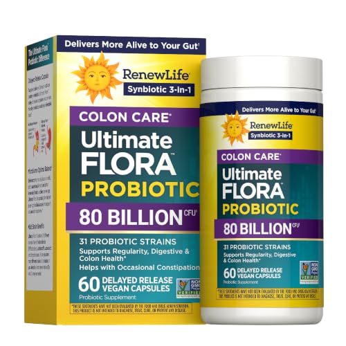 Renew Life probiotics for digestive health