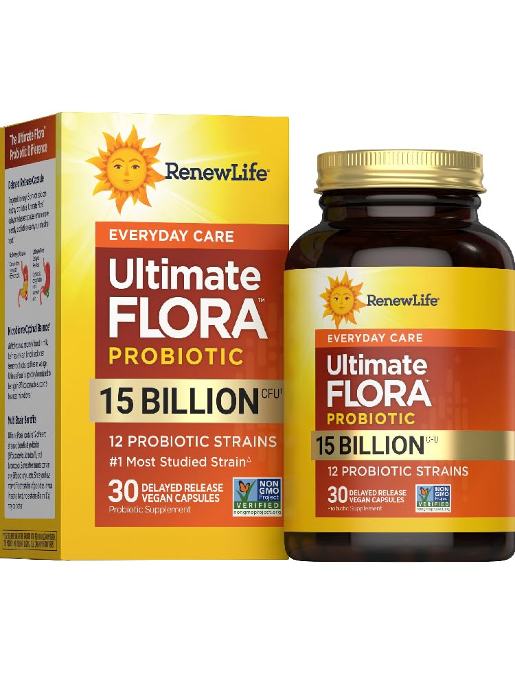 Renew Life probiotics for digestive health