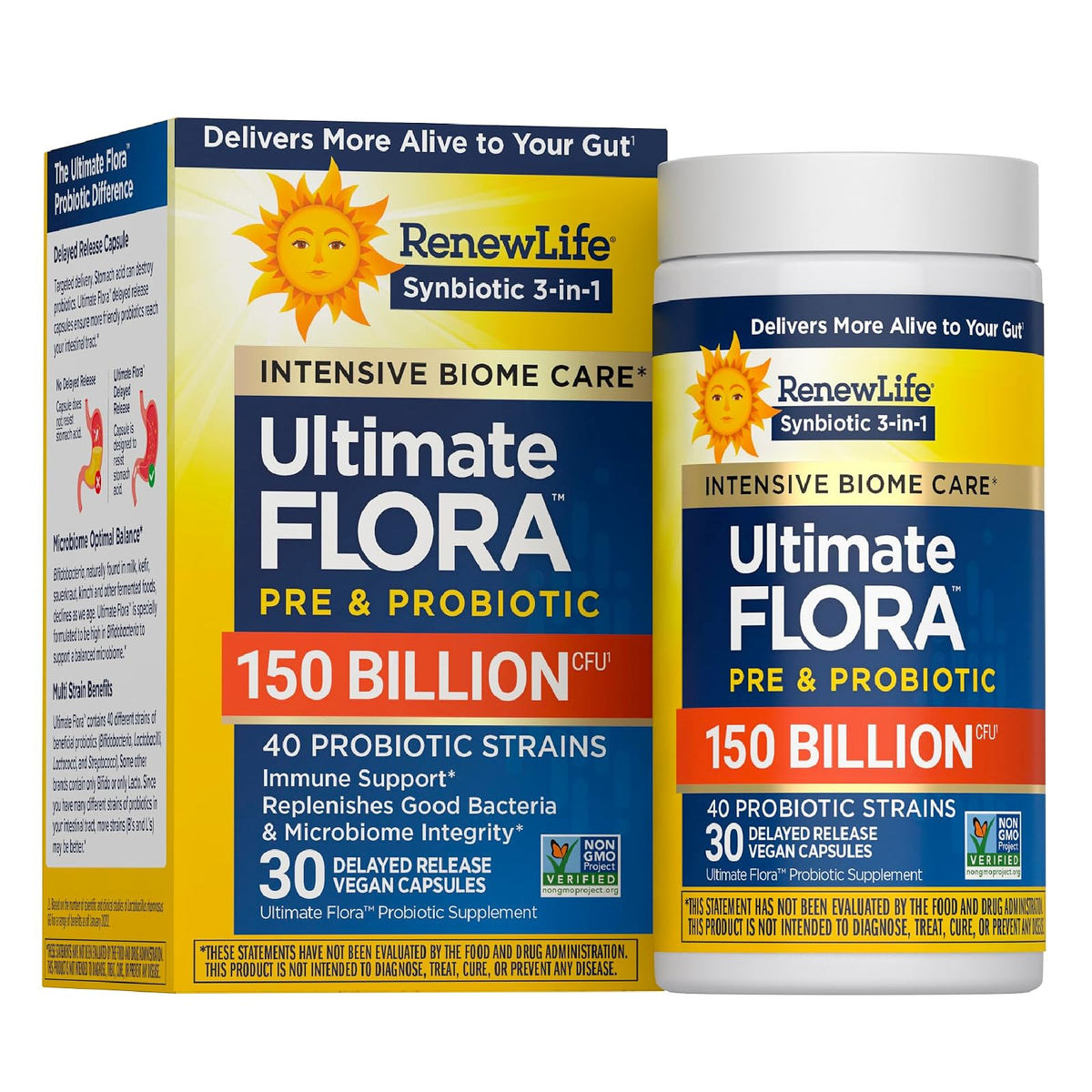 Renew Life probiotics for digestive health