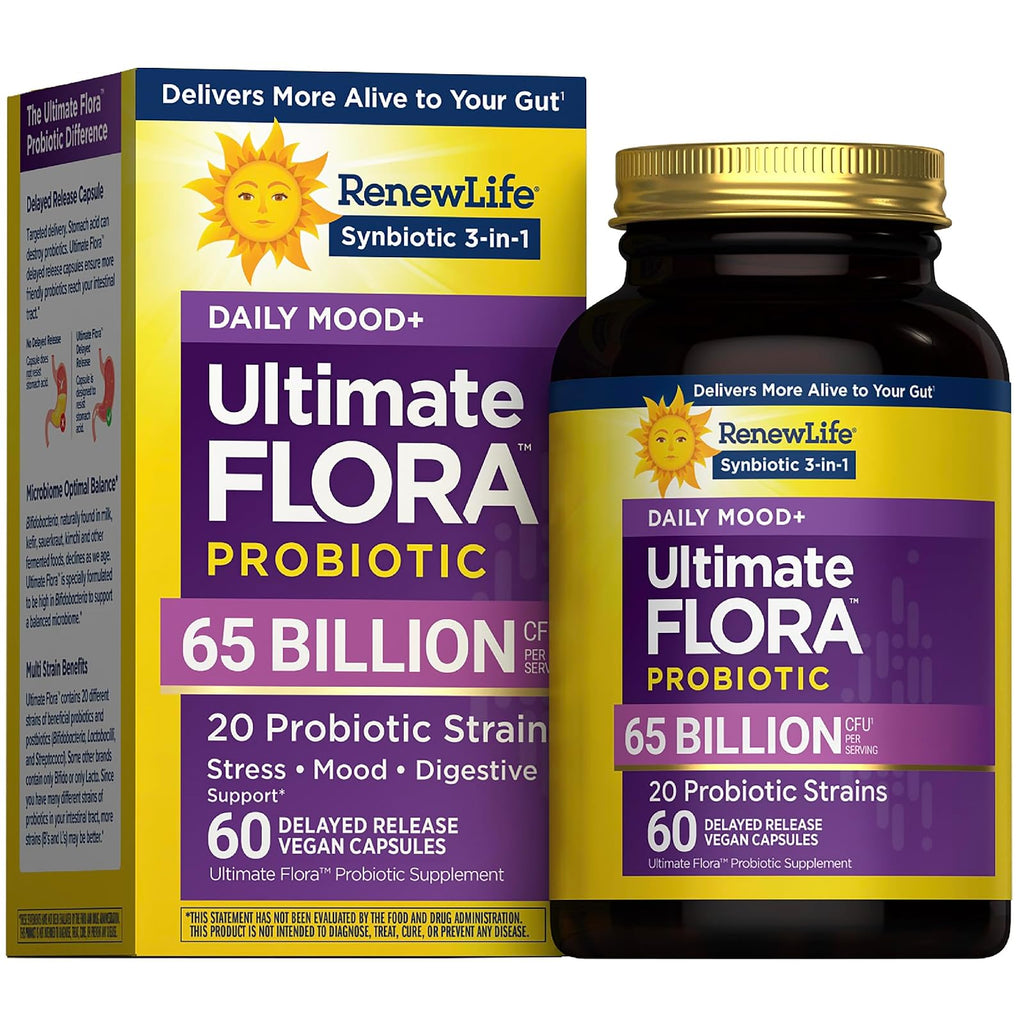 Renew Life probiotics for digestive health