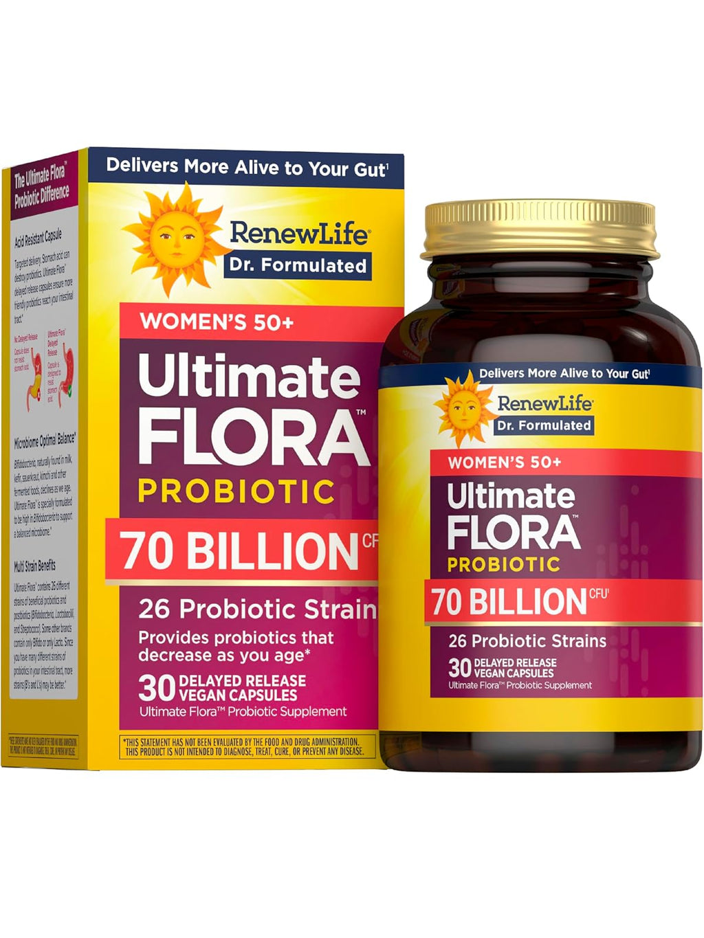 Renew Life probiotics for digestive health