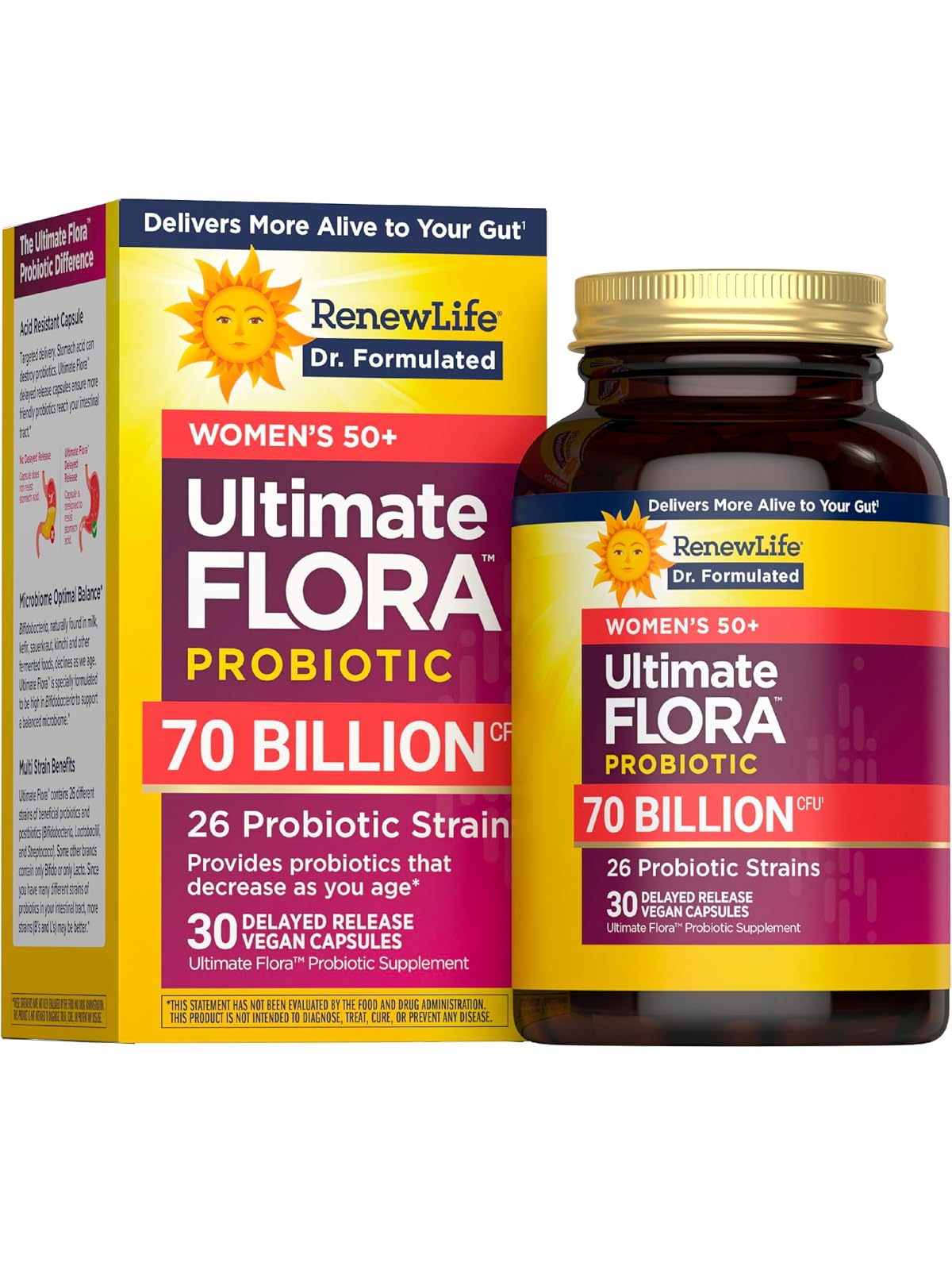 Renew Life probiotics for digestive health