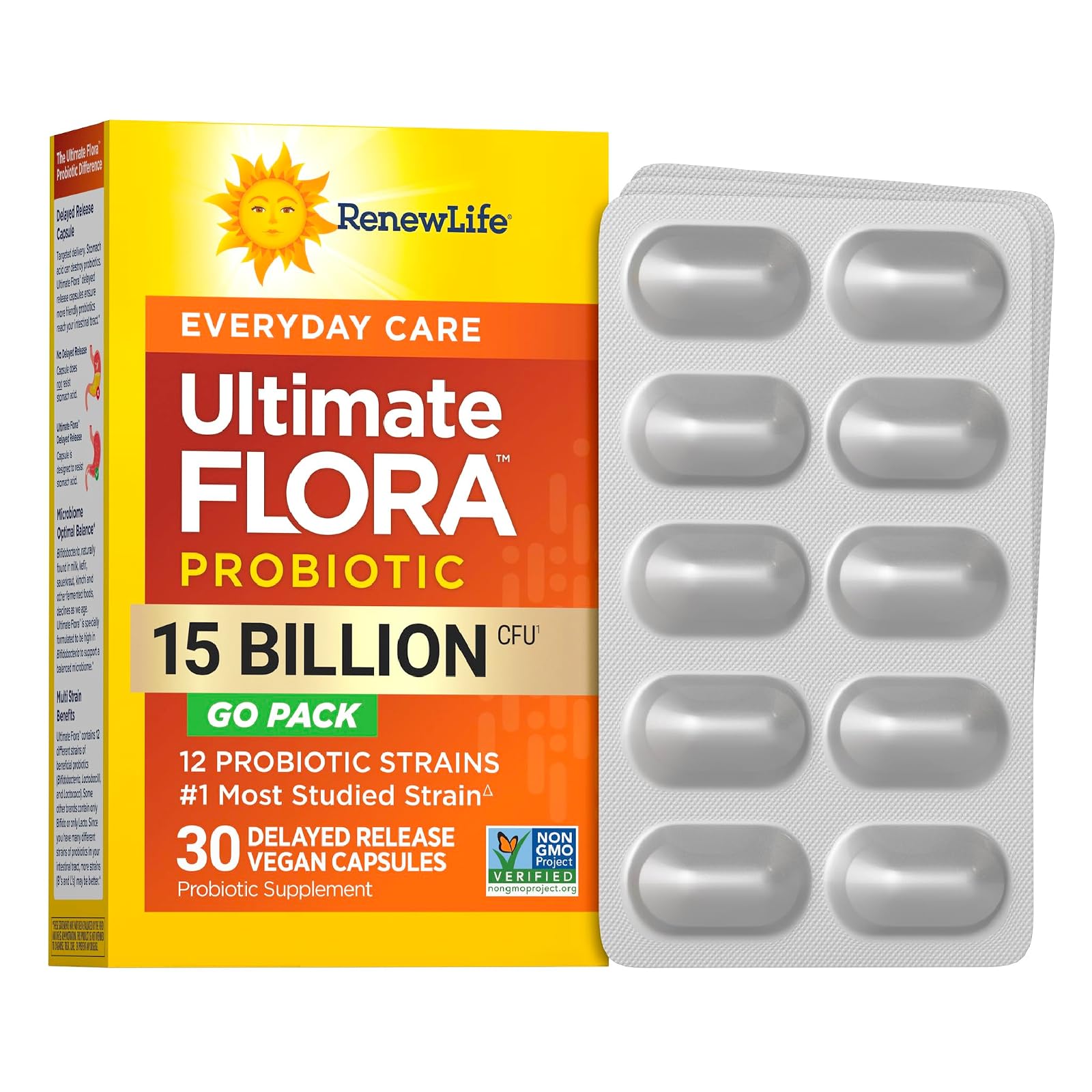 Renew Life probiotics for digestive health