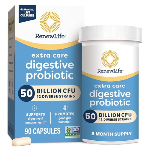 Renew Life probiotics for digestive health
