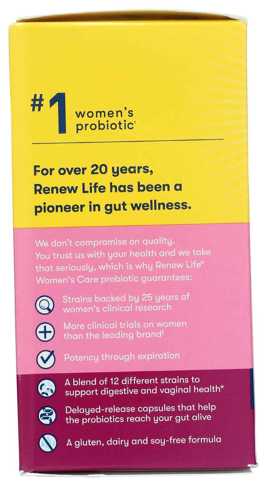 Renew Life women's care capsules