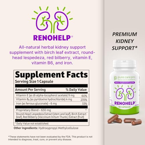 Renohelp vegan capsules for energy