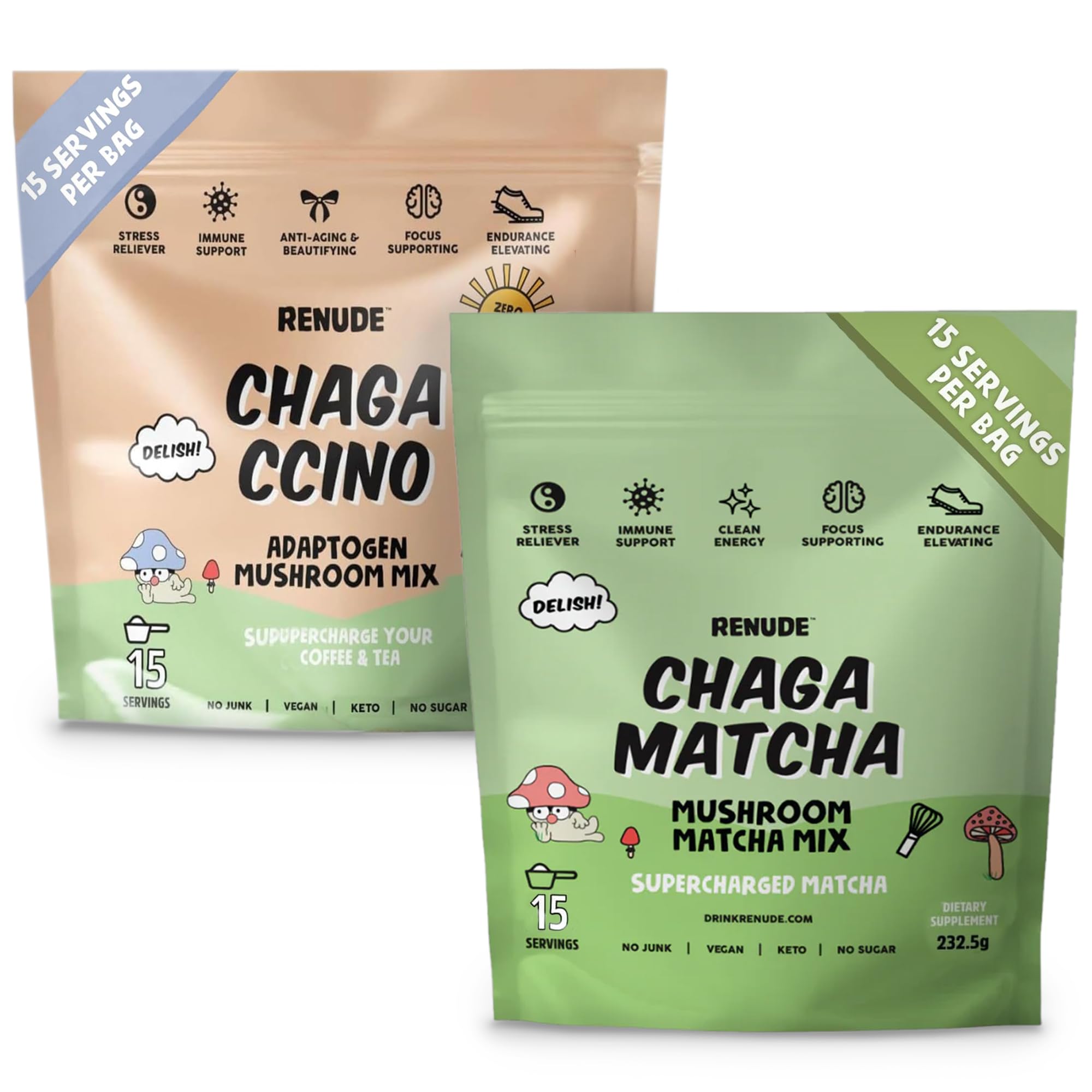 Renude Chagaccino mushroom coffee blend