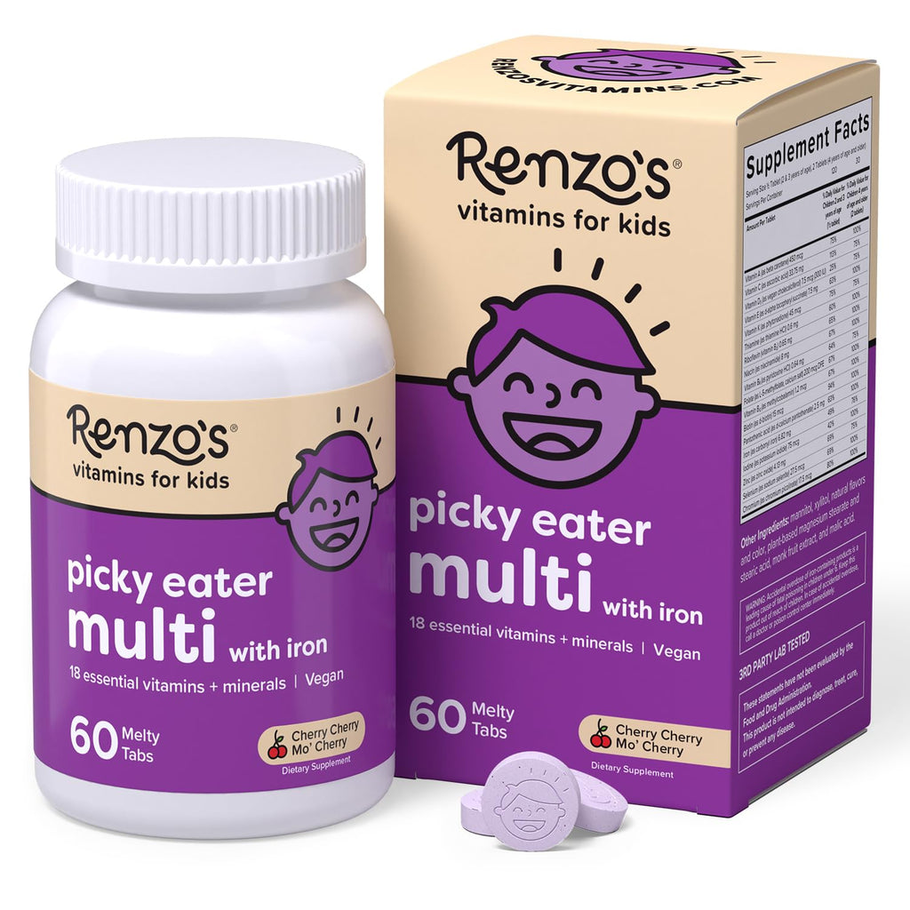 Renzo's kids multivitamin with iron