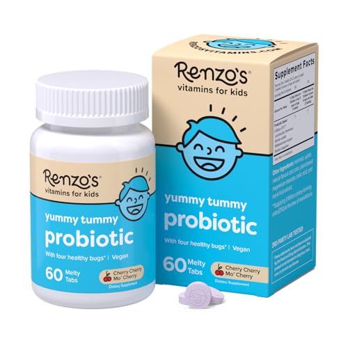 Renzo's kids probiotic cherry flavour