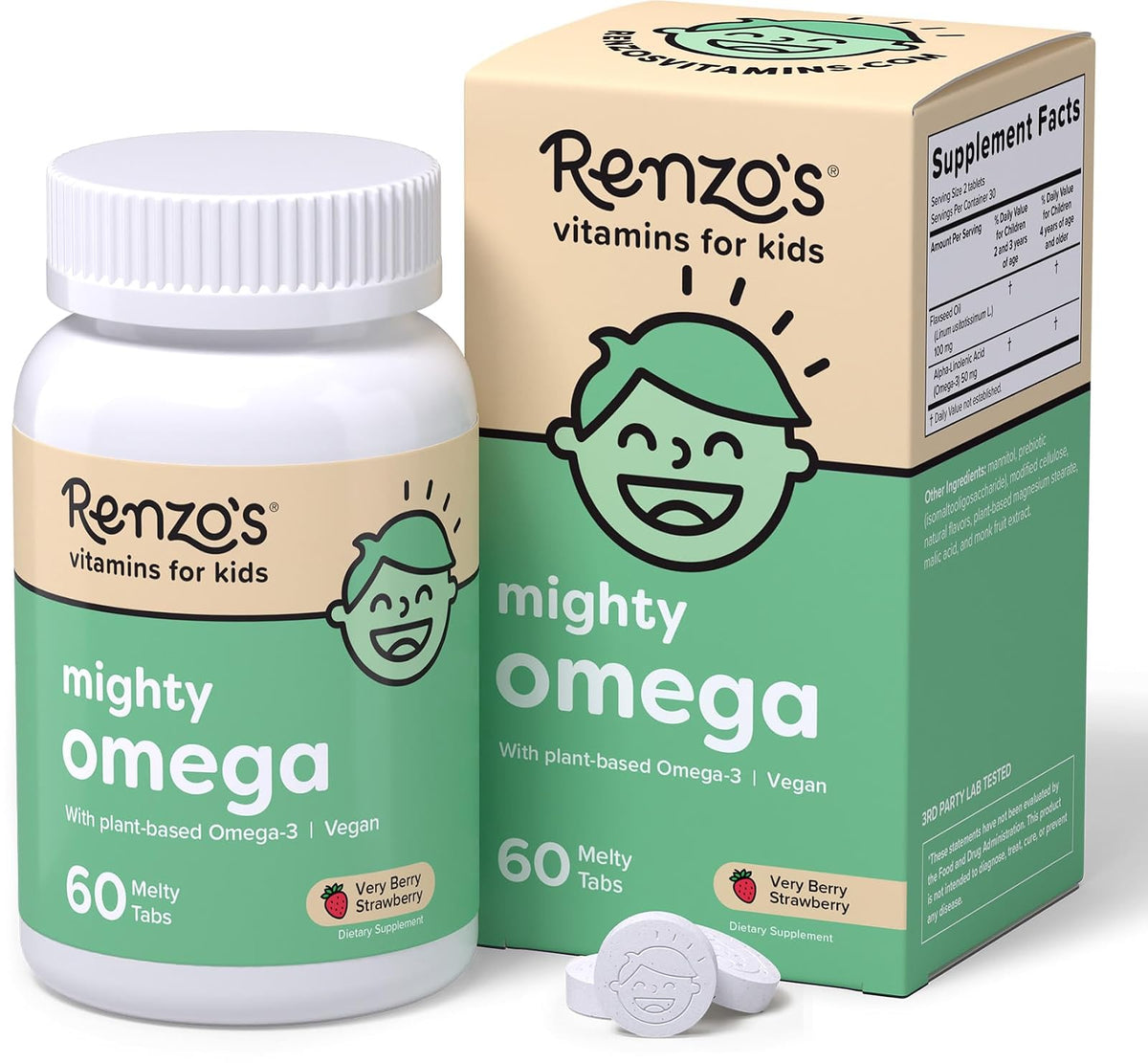 Renzo's Mighty Omega-3 for kids