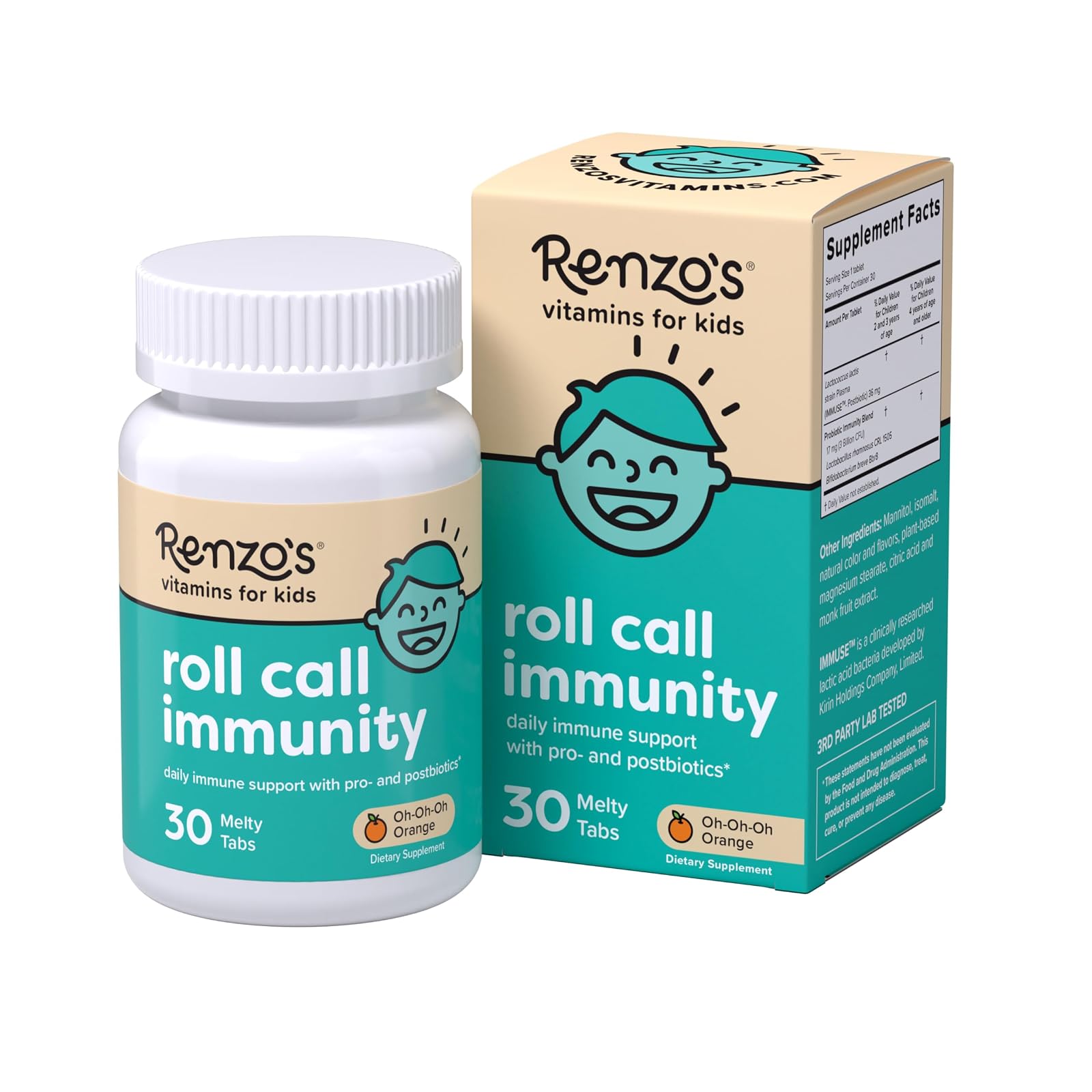 Renzo's Roll Call kids immune support