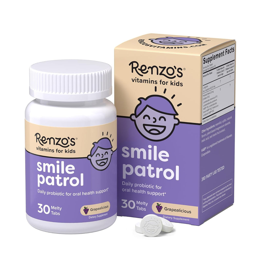Renzo's Smile Patrol oral probiotics