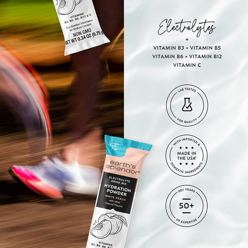 replenish electrolytes with Earth's Splendor