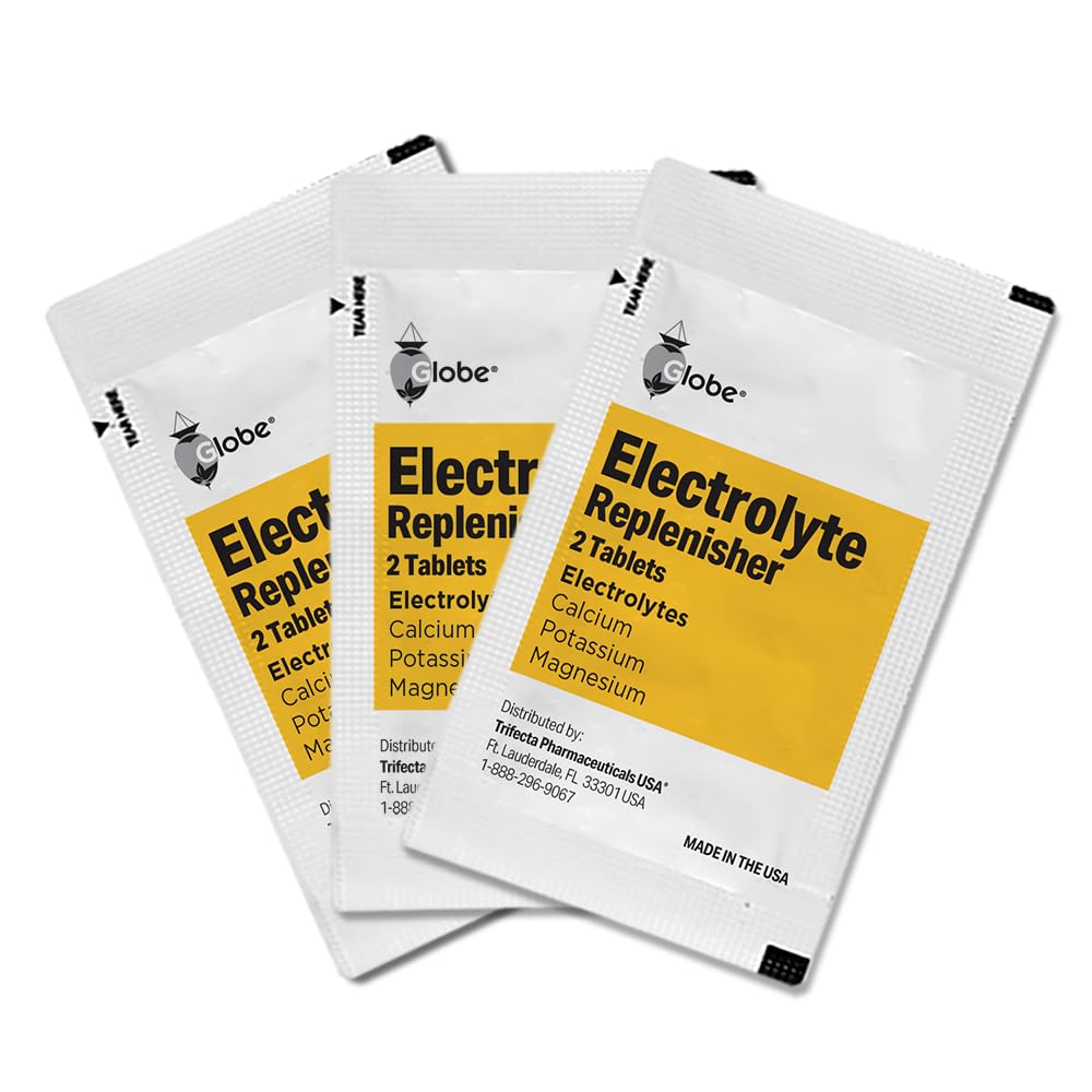 replenish electrolytes with Globe tablets