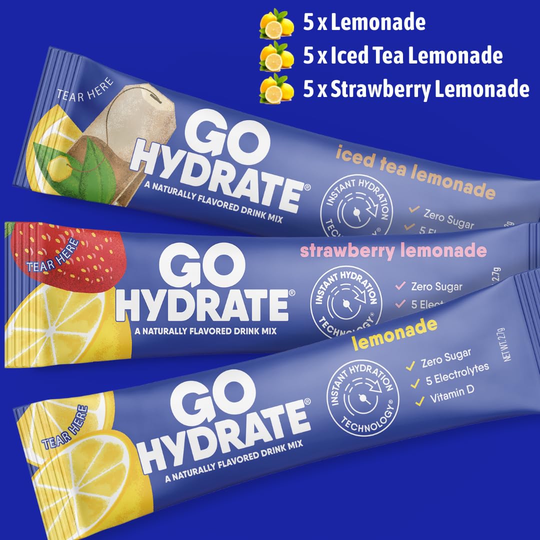replenish electrolytes with GoHydrate