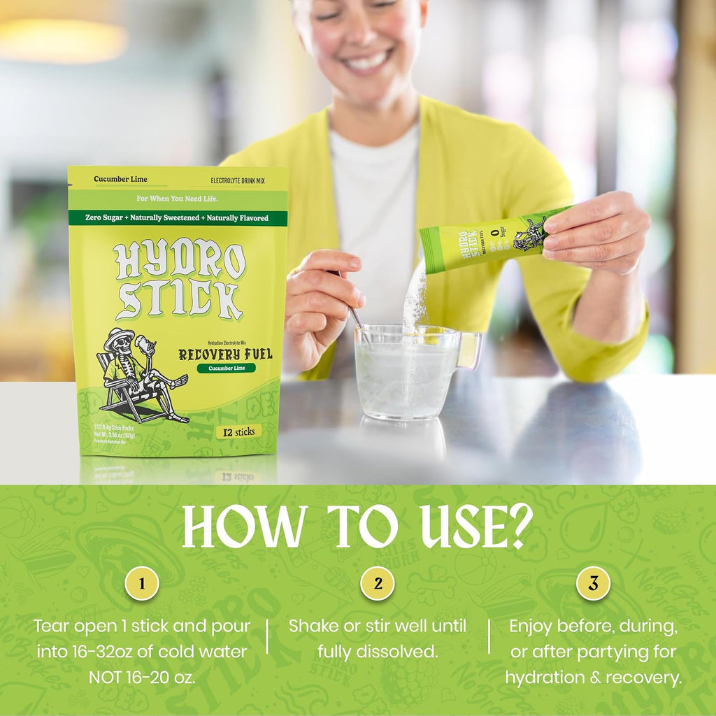 replenish electrolytes with HydroStick mix